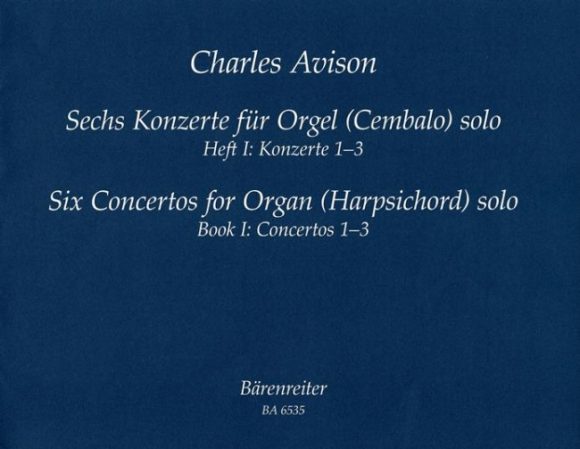 Repertoire revivals – Charles Avison – The Lady Organist